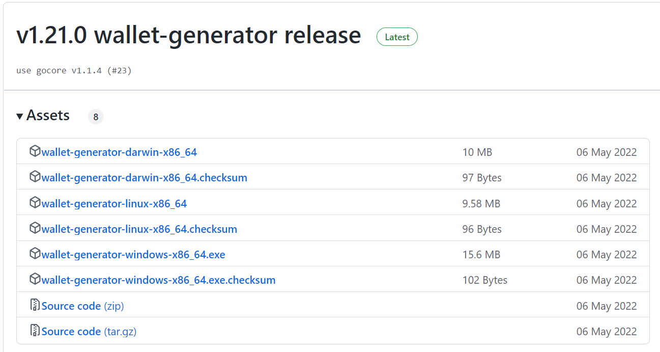 walletgenerator全て